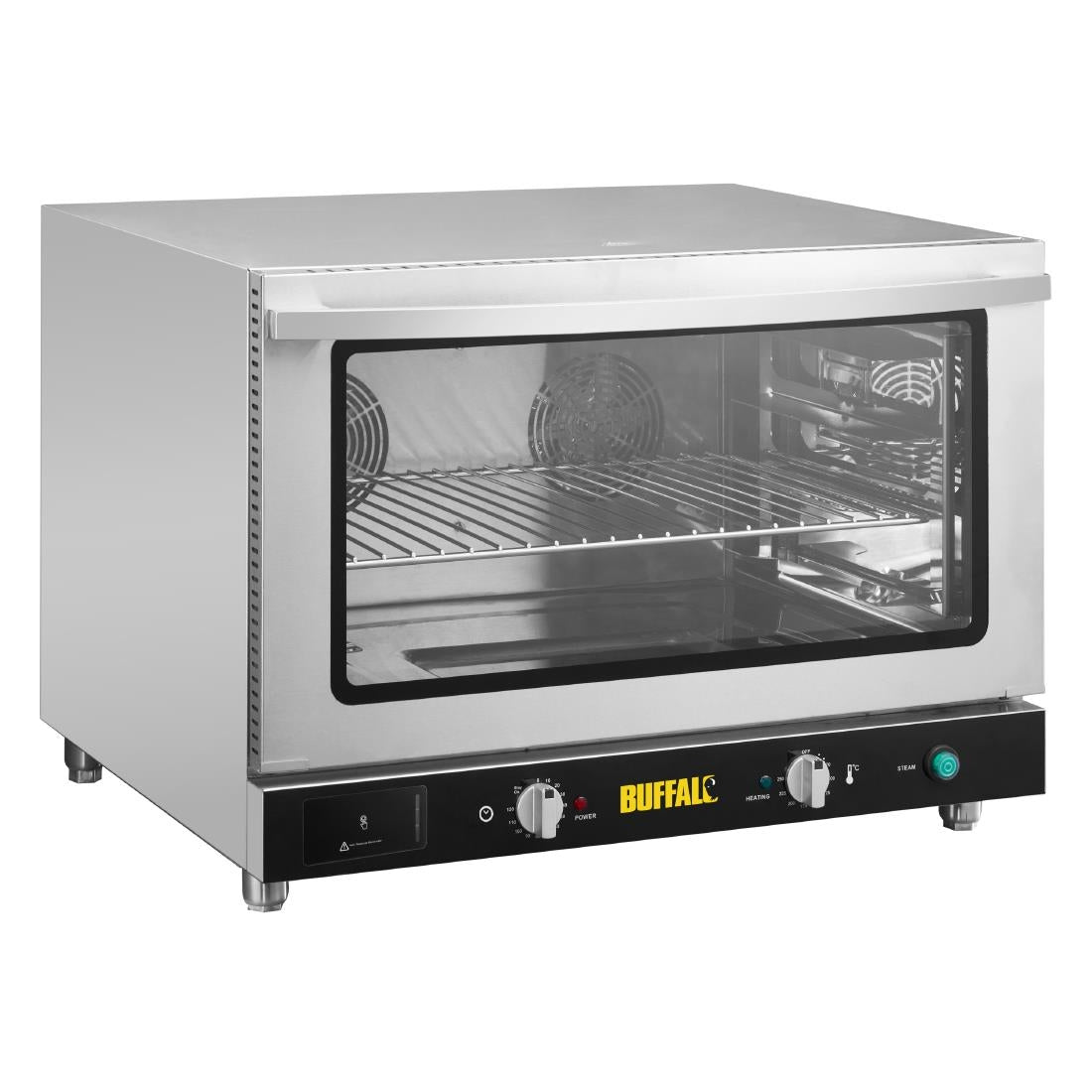 Buffalo Bakery Convection Oven with Steam 100Ltr Single Phase – Chefstuff UK
