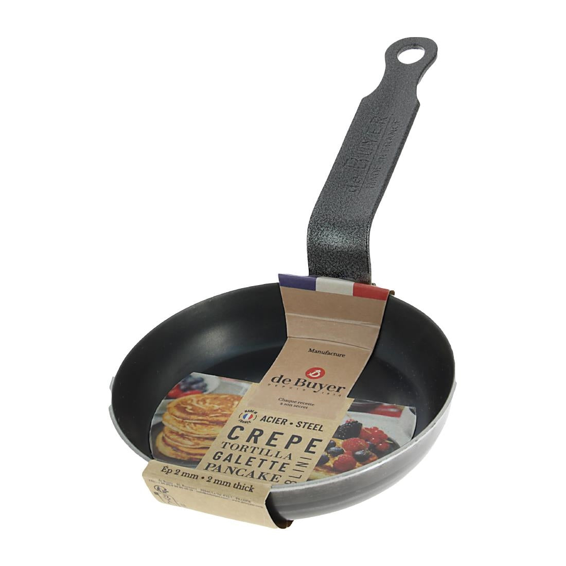 De Buyer Black Iron Blinis Pan 12cm – Chefstuff UK