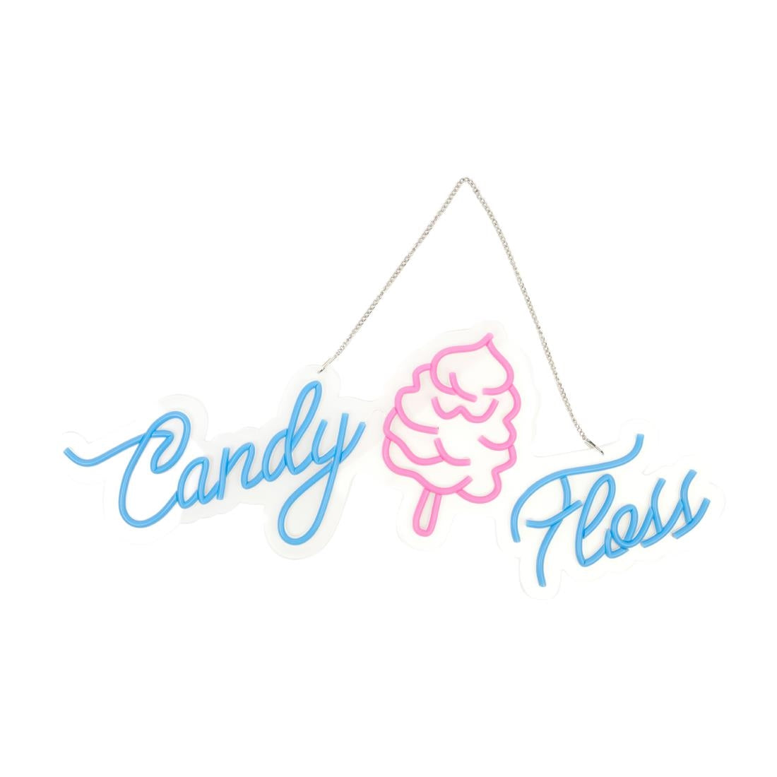 A1 Equipment Candy Floss Neon Style LED Light-up Sign A7362 – Chefstuff UK