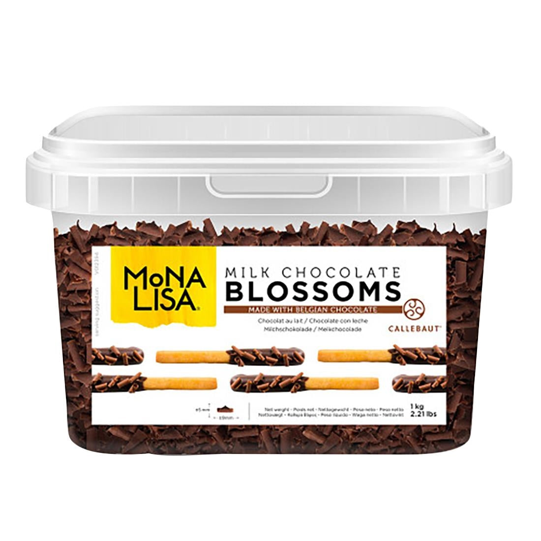 Mona Lisa Milk Chocolate Blossoms 1kg – Chefstuff UK