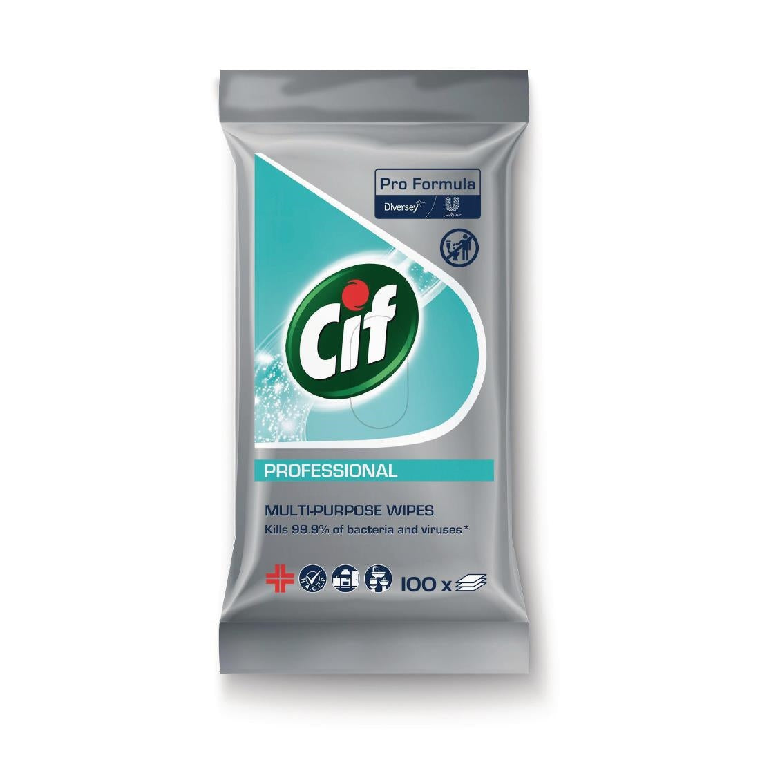 CIF Pro Formula Multi-Purpose Disinfectant Wipes (100 Pack) – Chefstuff UK