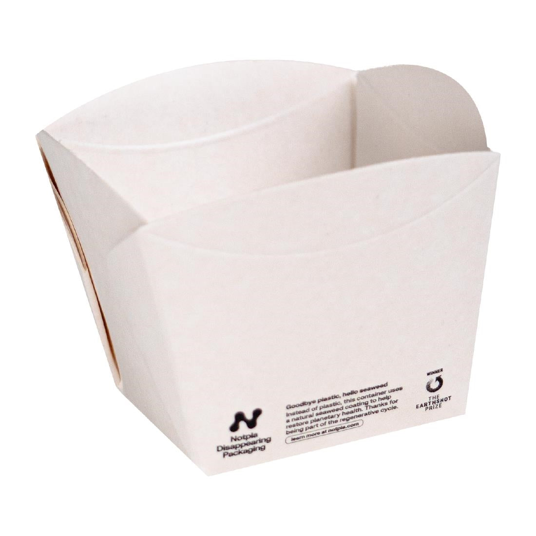 Notpla Square Open Takeaway Boxes 350ml - White (Pack 250) – Chefstuff UK