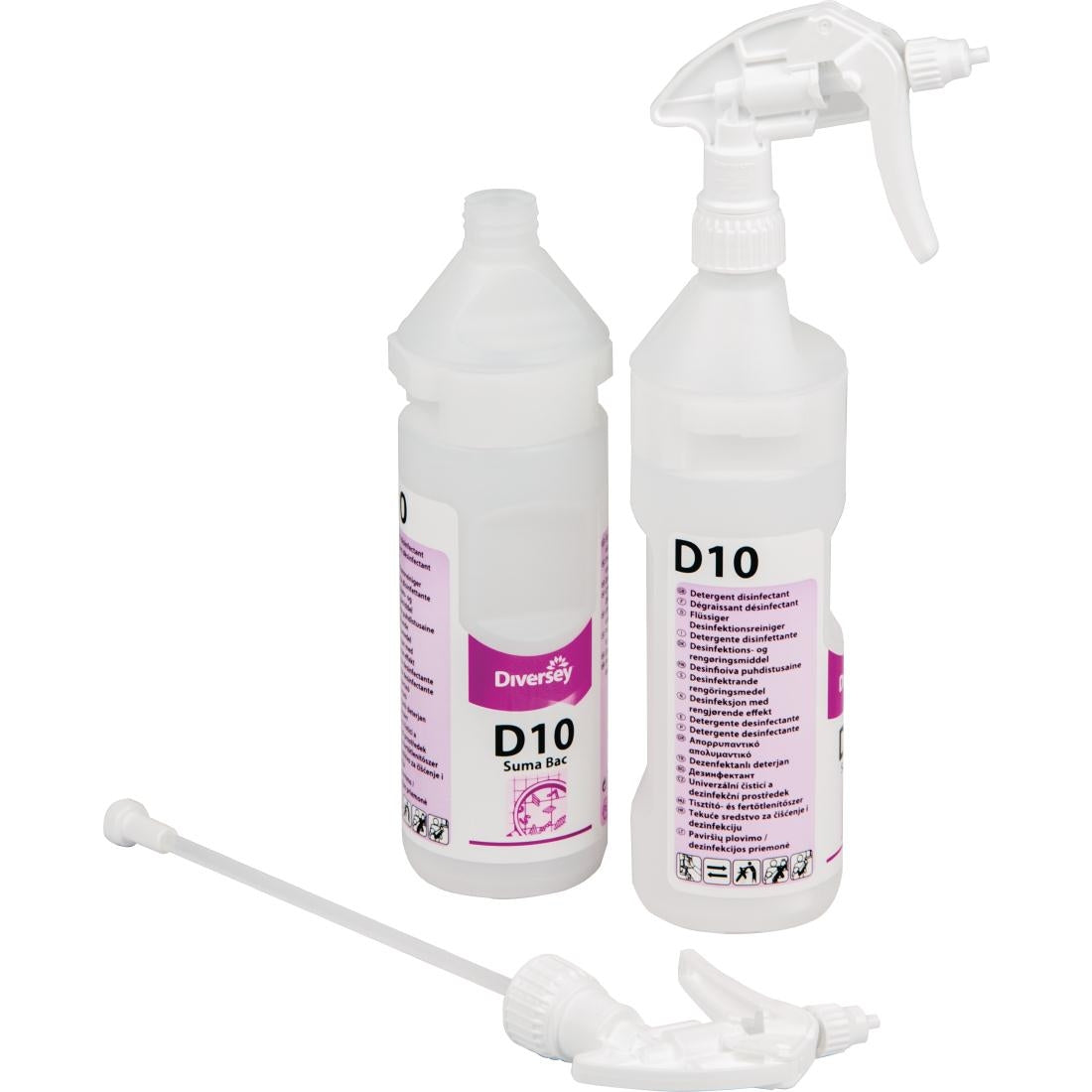Suma D10 Cleaner and Sanitiser Refill Bottles 750ml (2 Pack) – Chefstuff UK