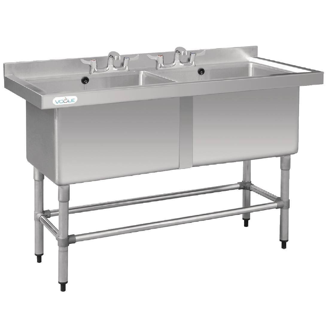Vogue Double Deep Pot Sink – Chefstuff UK